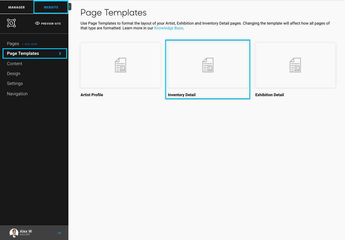 Inventory Meta Settings