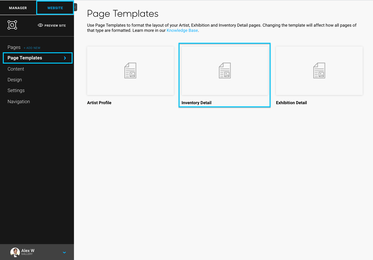 Inventory Meta Settings