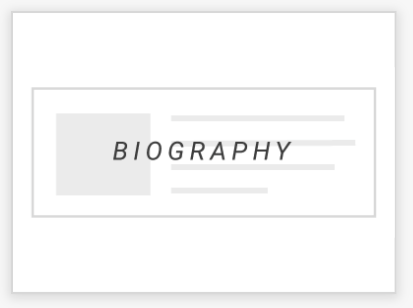 Artist Profile Page Template