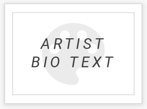 Artist Profile Page Template