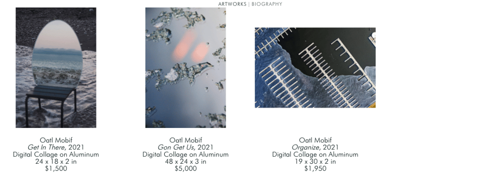 Artist Profile Page Template