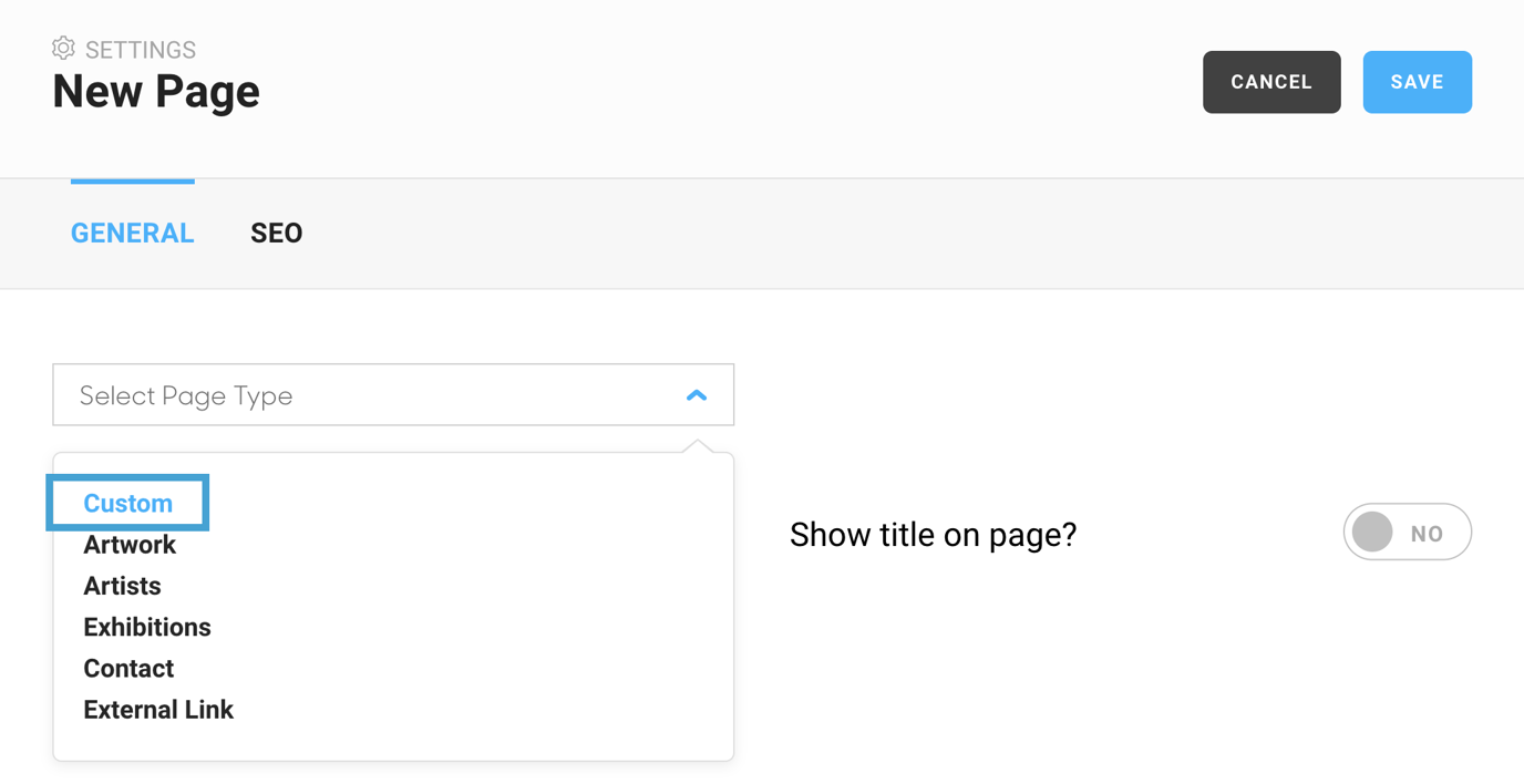 How to create a Blog page