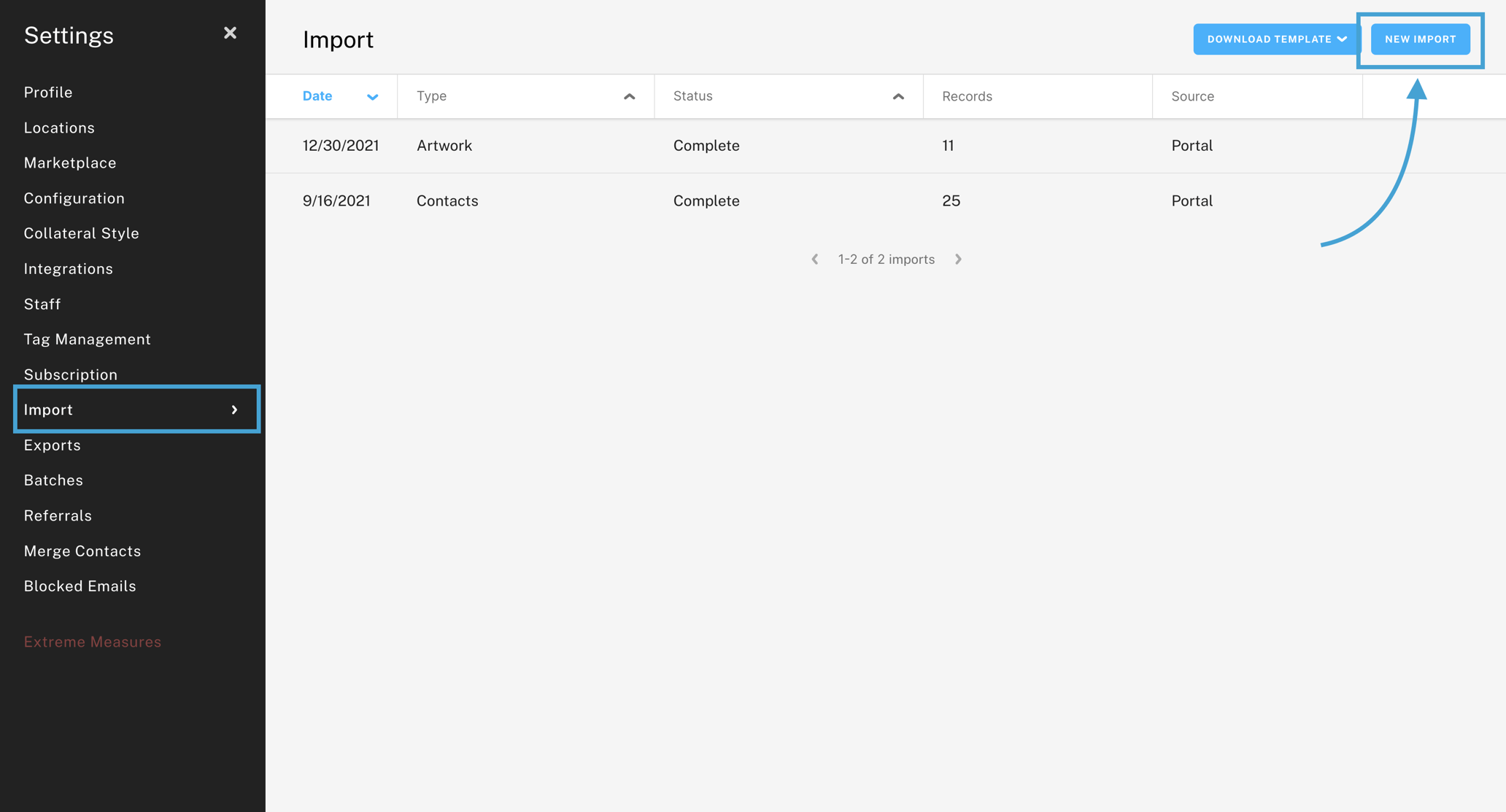 Import your Contacts