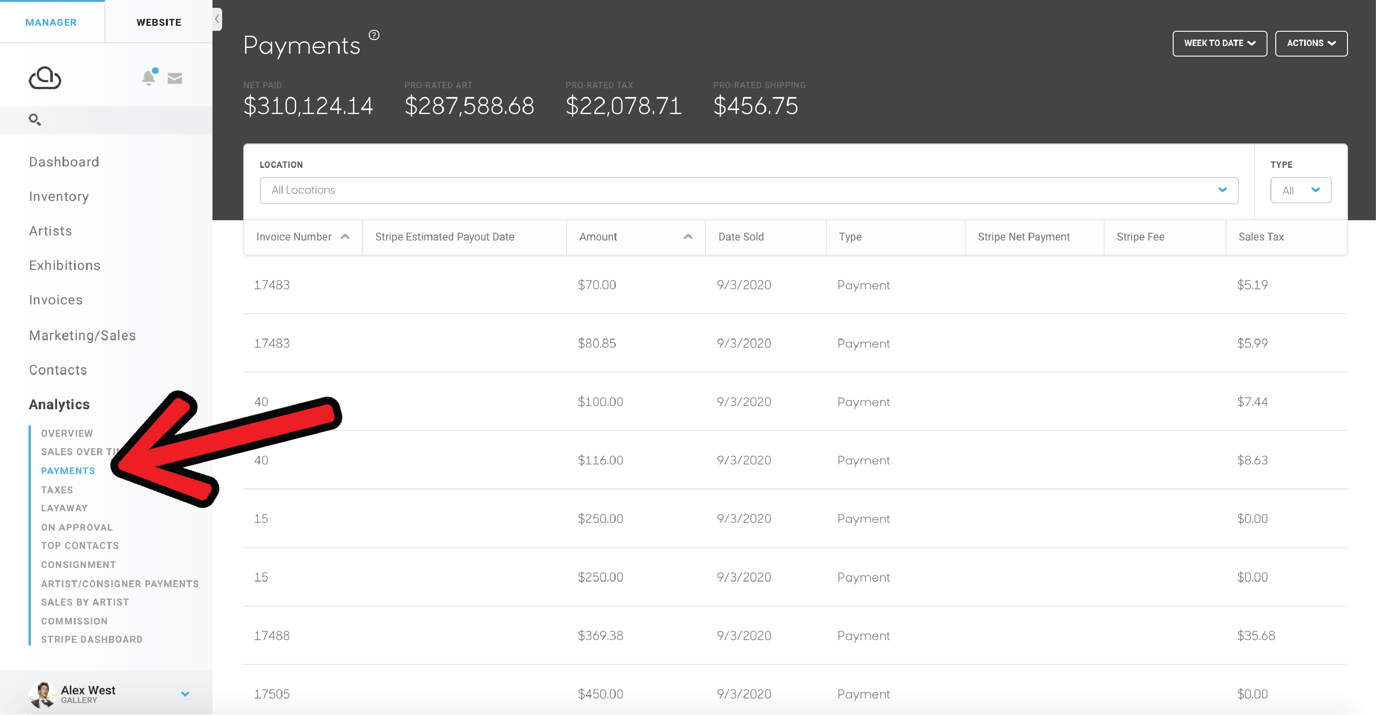 Track the payments that compose a Stripe Payout