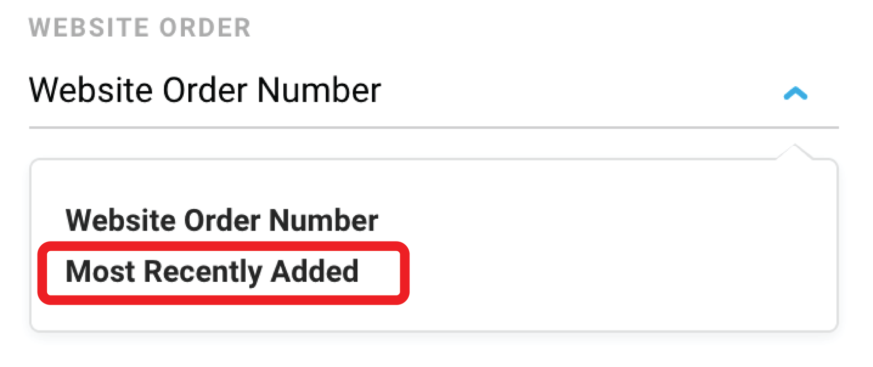 How to sort inventory items by most recently added in Artist Profiles