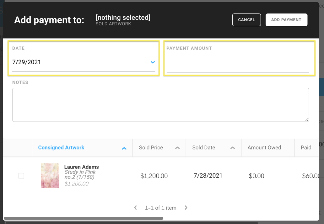 Record artist payments
