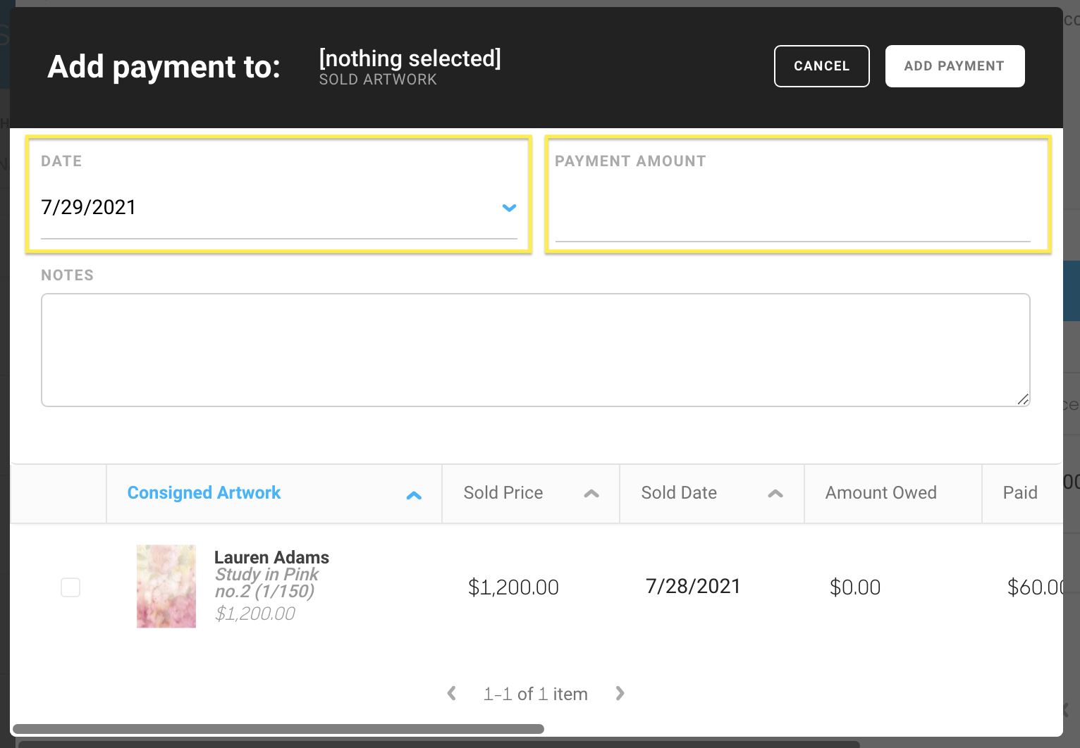 Record artist payments