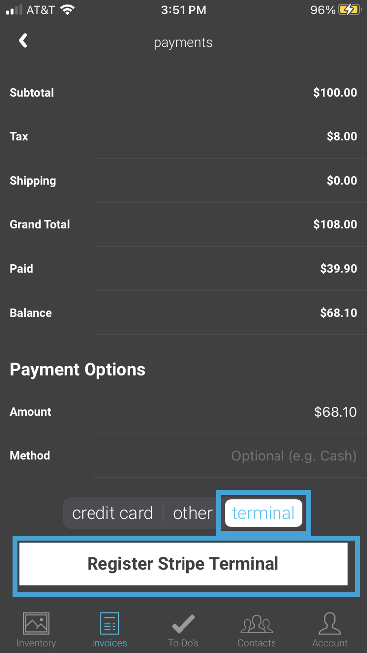 Stripe M2 Reader for iOS Mobile Payment Processing
