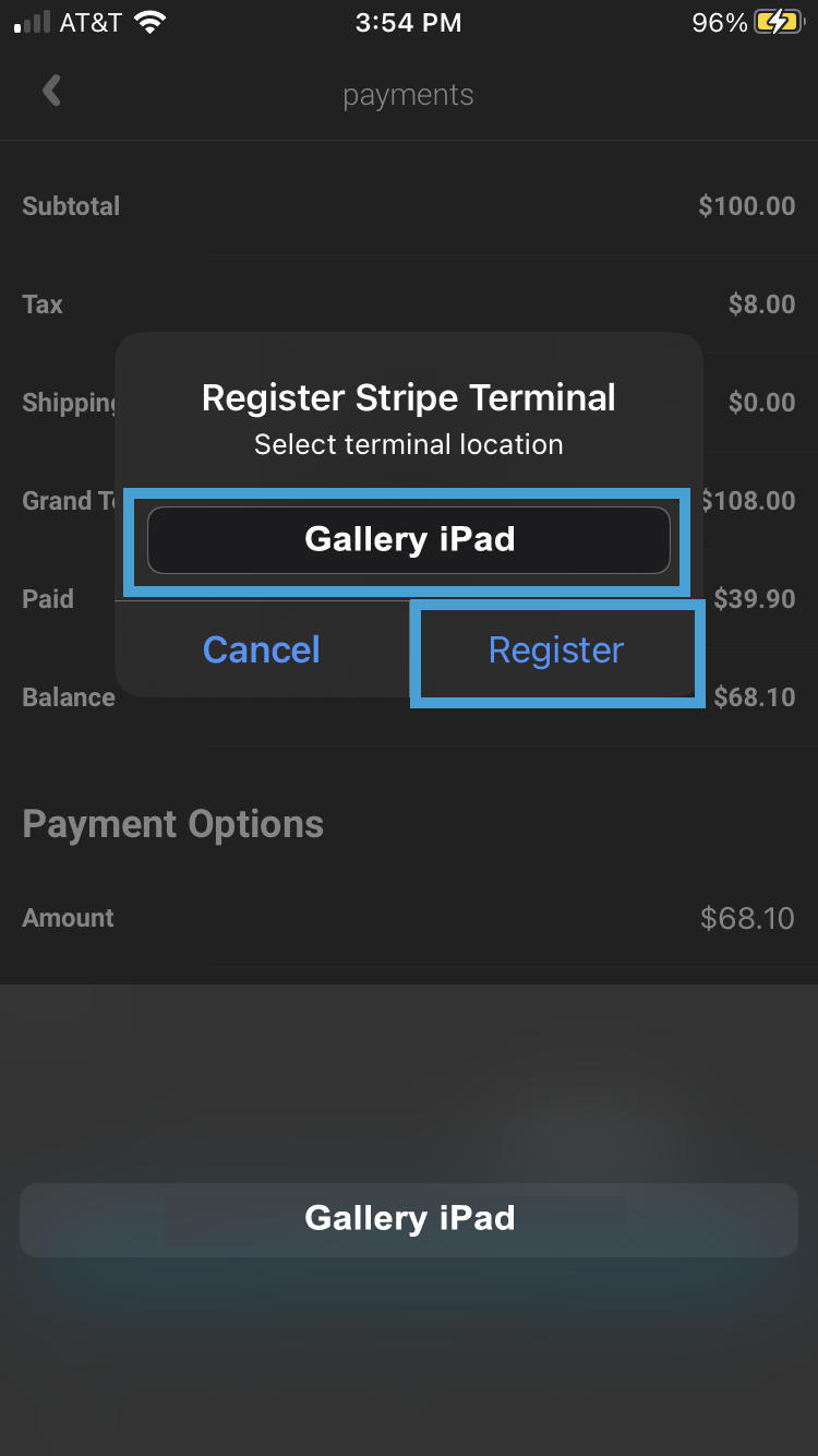 Stripe M2 Reader for iOS Mobile Payment Processing